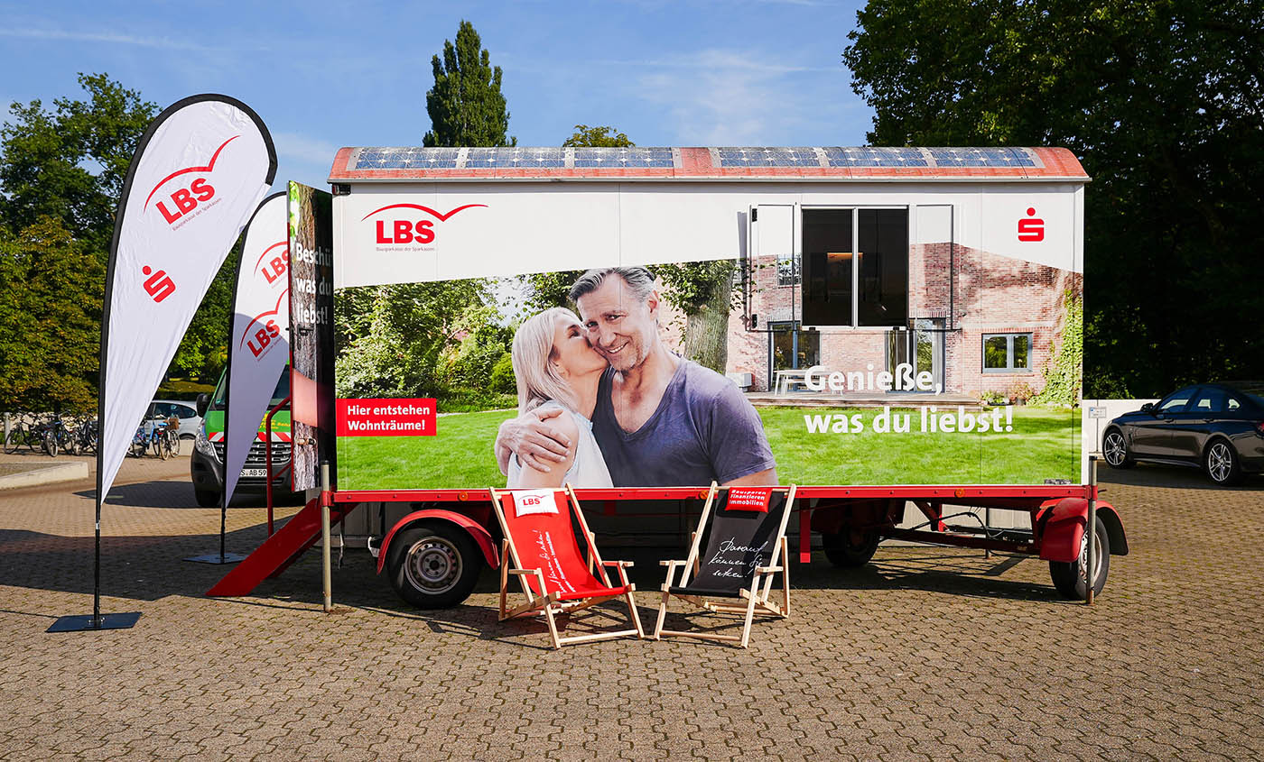 LBS Münster – Bauwagen digital – Roadshow - spek DESIGN