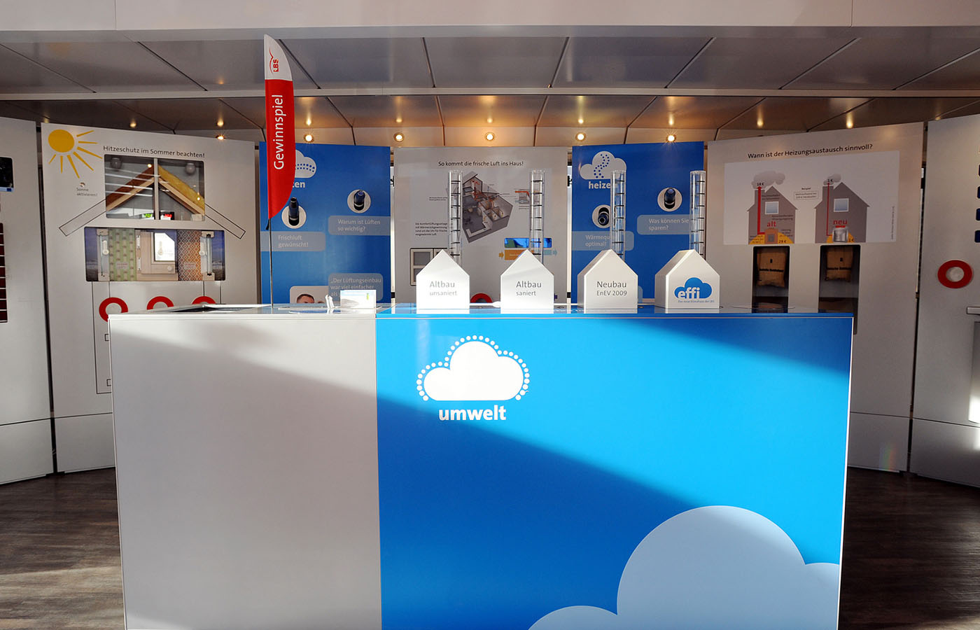 LBS Münster – Klima & Zuhause – Wanderausstellung - spek DESIGN